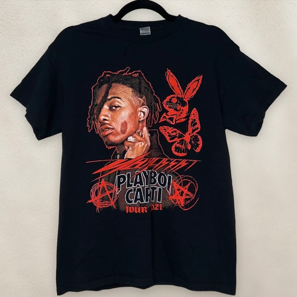 Playboi Carti | Shirts | Playboi Carti Narcissist Tour Tshirt 22 Whole ...